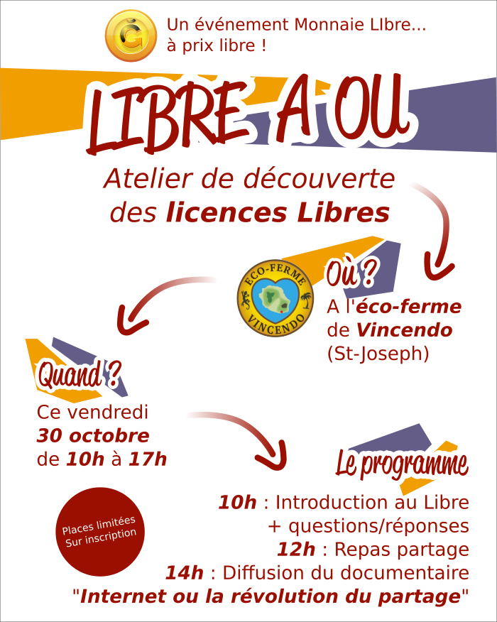 Atelier de découverte des licences libres - Évènements - Libre.re Atelier de découverte des licences libres - Évènements - Libre.re